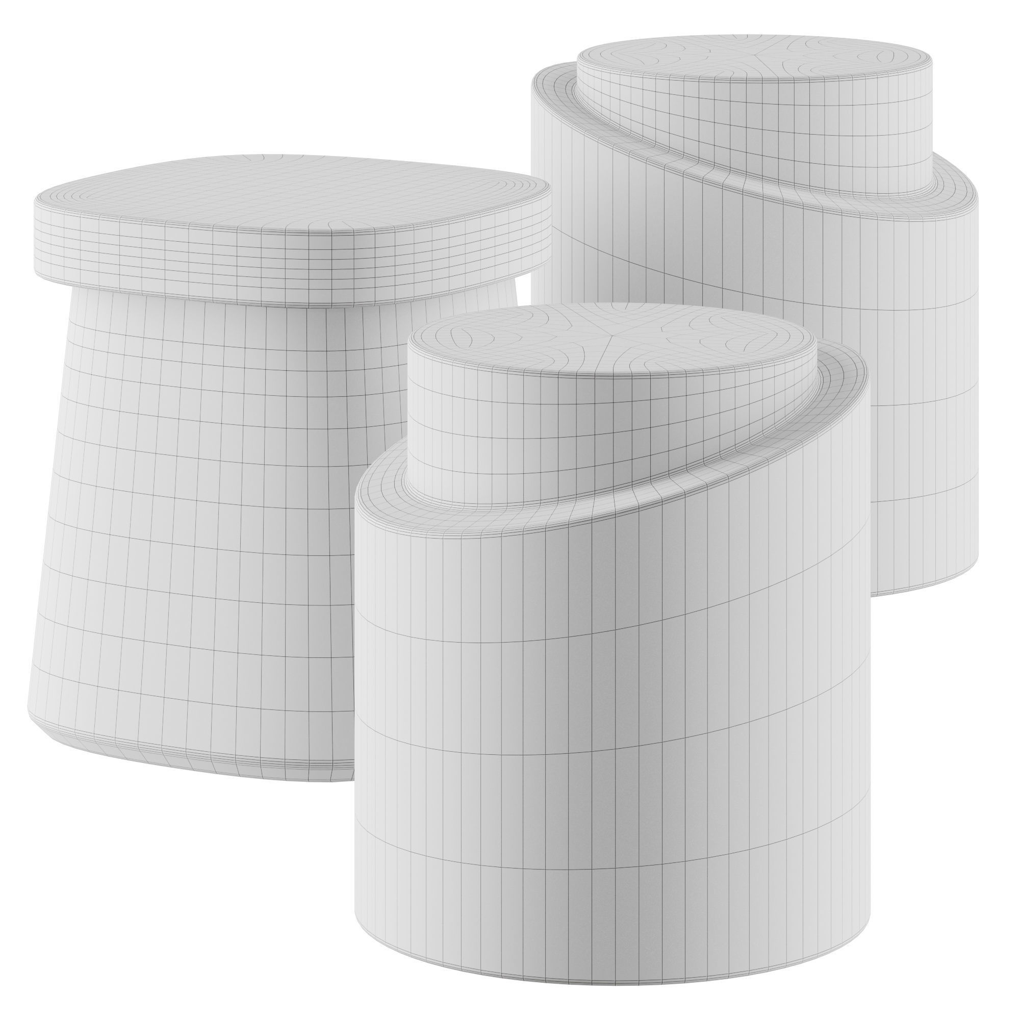 LOT JOB stools 3D model | CGTrader