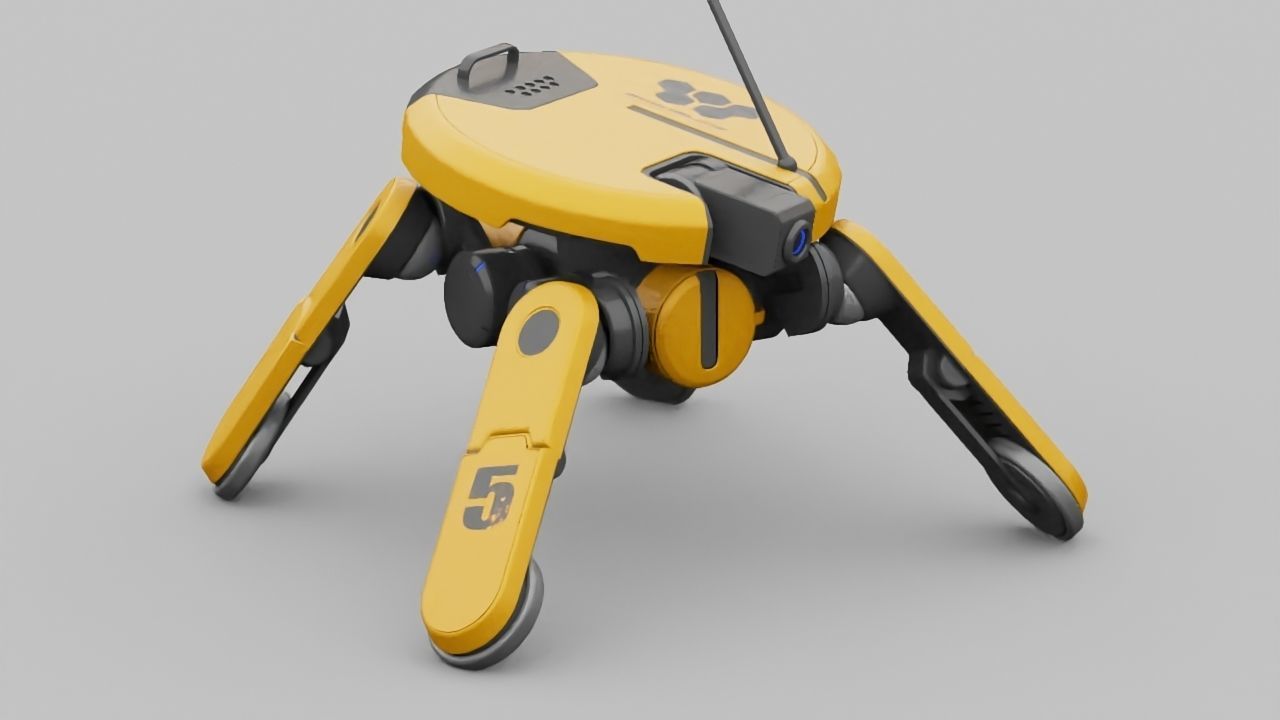 PLANET EXPLORER DROID rigged 3D model rigged | CGTrader