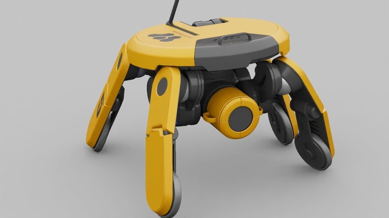 PLANET EXPLORER DROID rigged 3D model rigged | CGTrader