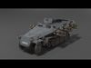 3D model SdKfz Wurfrahmen 251 Half-track multiple rocket launcher VR ...