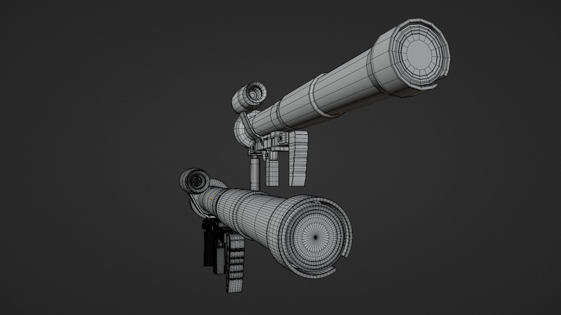 3D model Panzerfaust 3 - German modern anti-tank weapon VR / AR / low ...