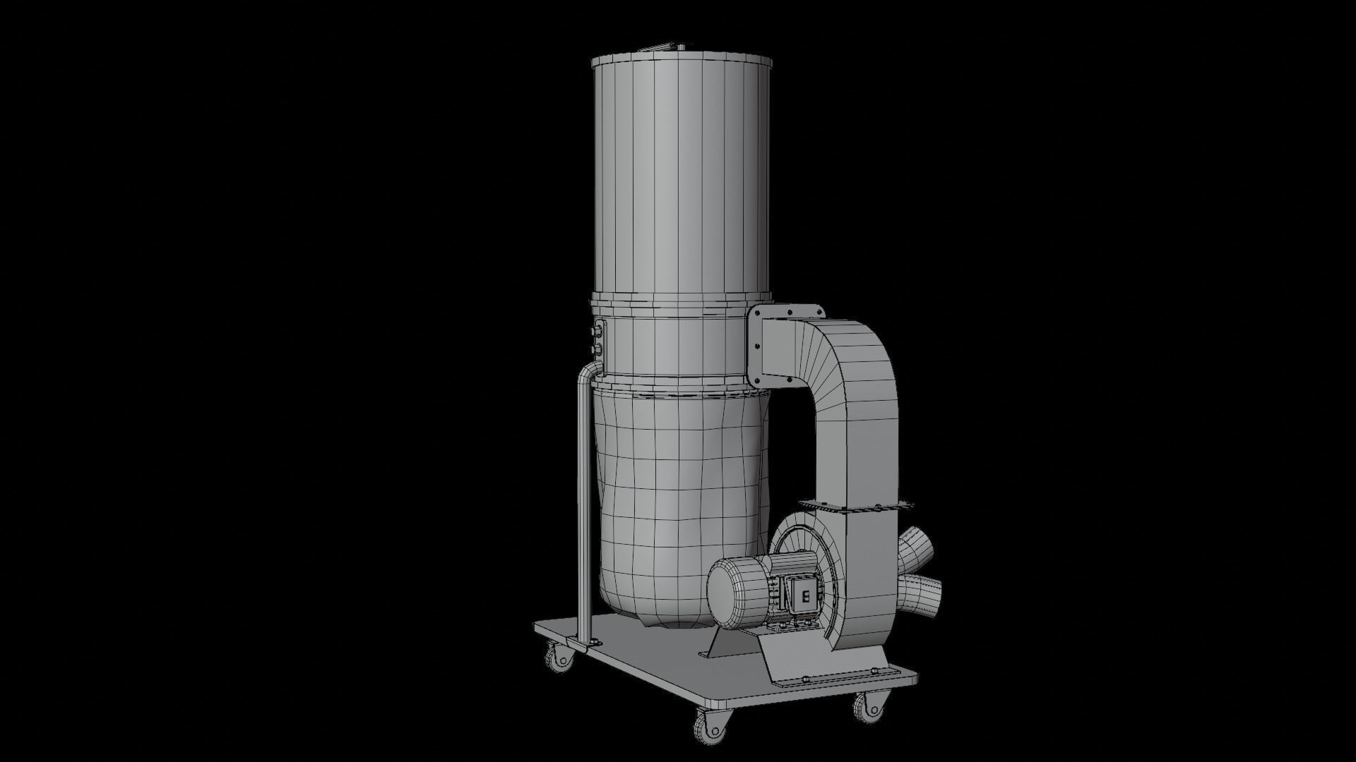 3D model Canister Dust Collector VR / AR / low-poly | CGTrader