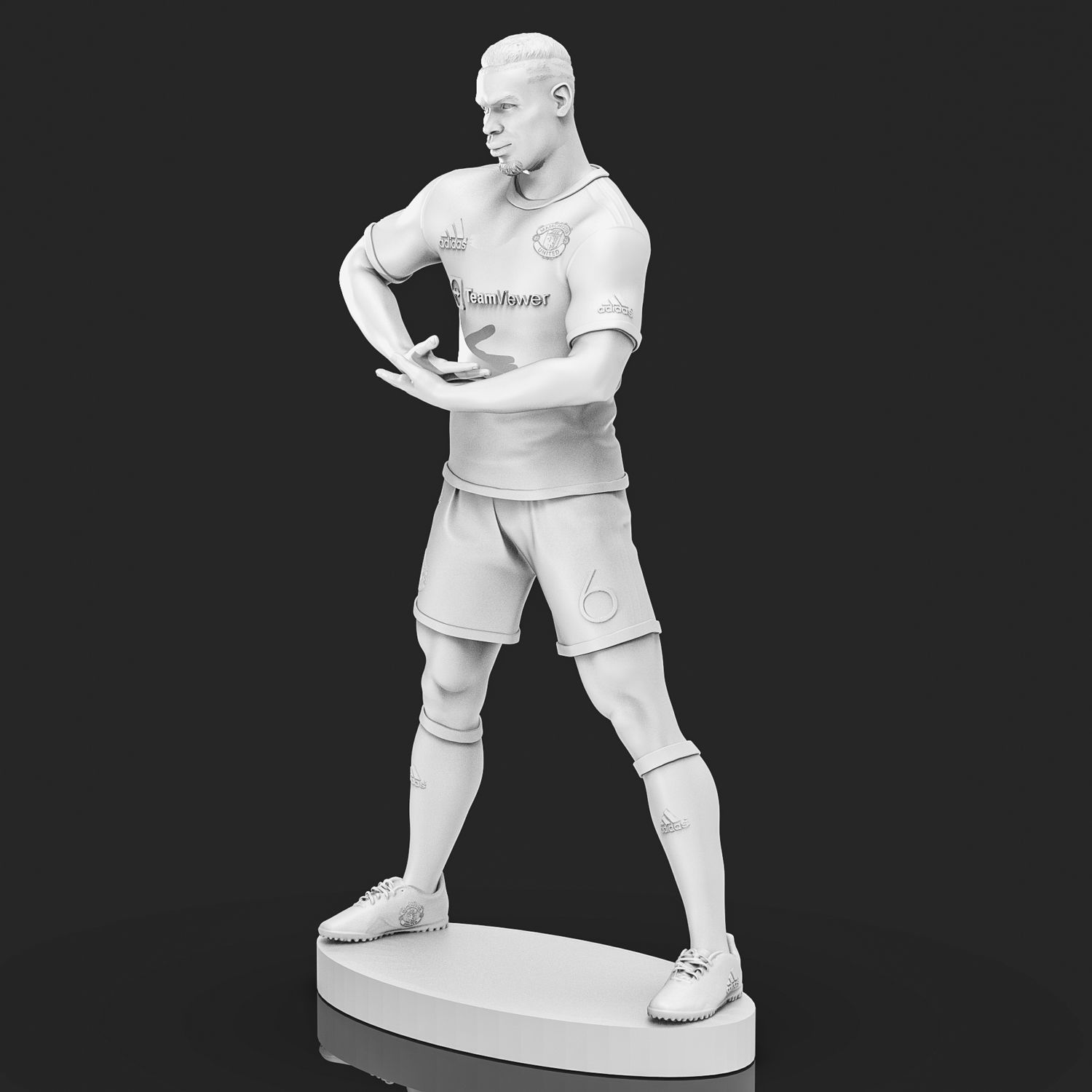Paul Pogba 3D Printable 2 3D model 3D printable | CGTrader