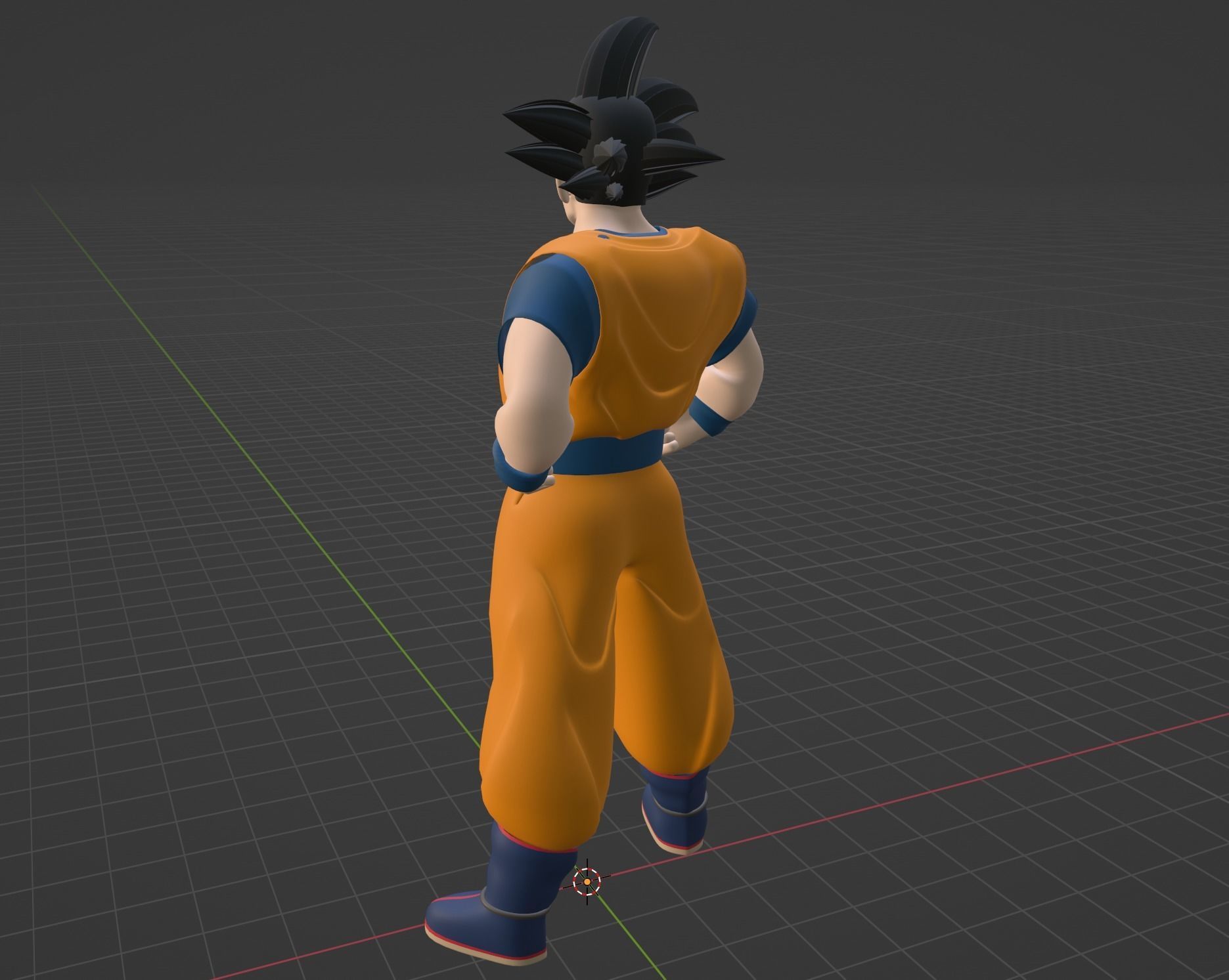Son Goku - Dragonball Z 3D model rigged | CGTrader