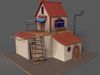 3D model STYLIZED BUILDINGS VOL2 VR / AR / low-poly | CGTrader