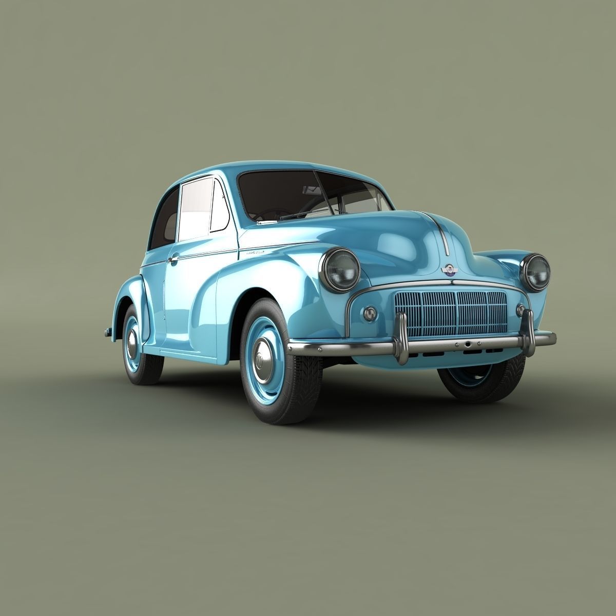 Morris Minor MM Series 2 3D model | CGTrader