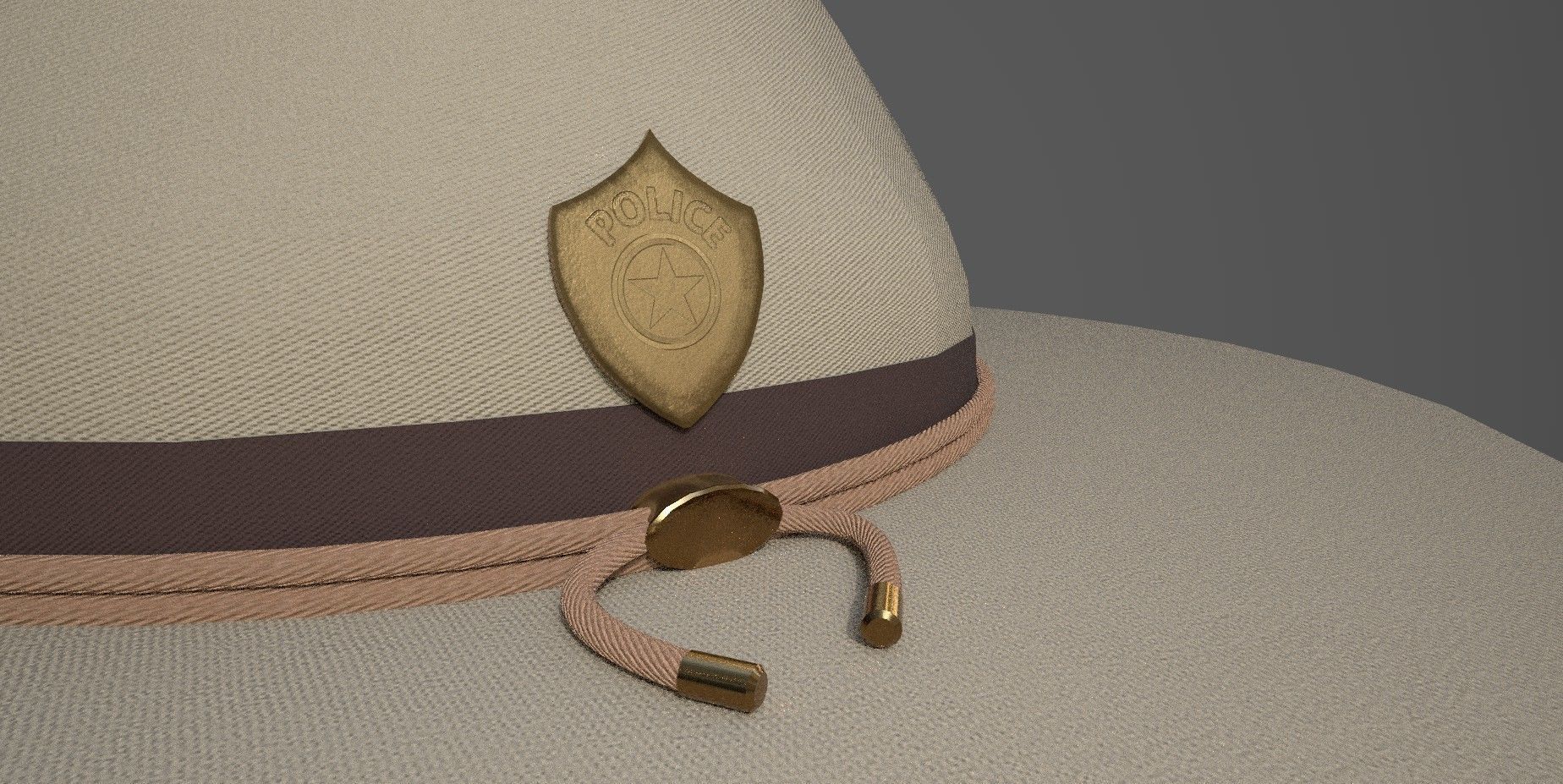 3D model State Police Hat VR / AR / low-poly | CGTrader