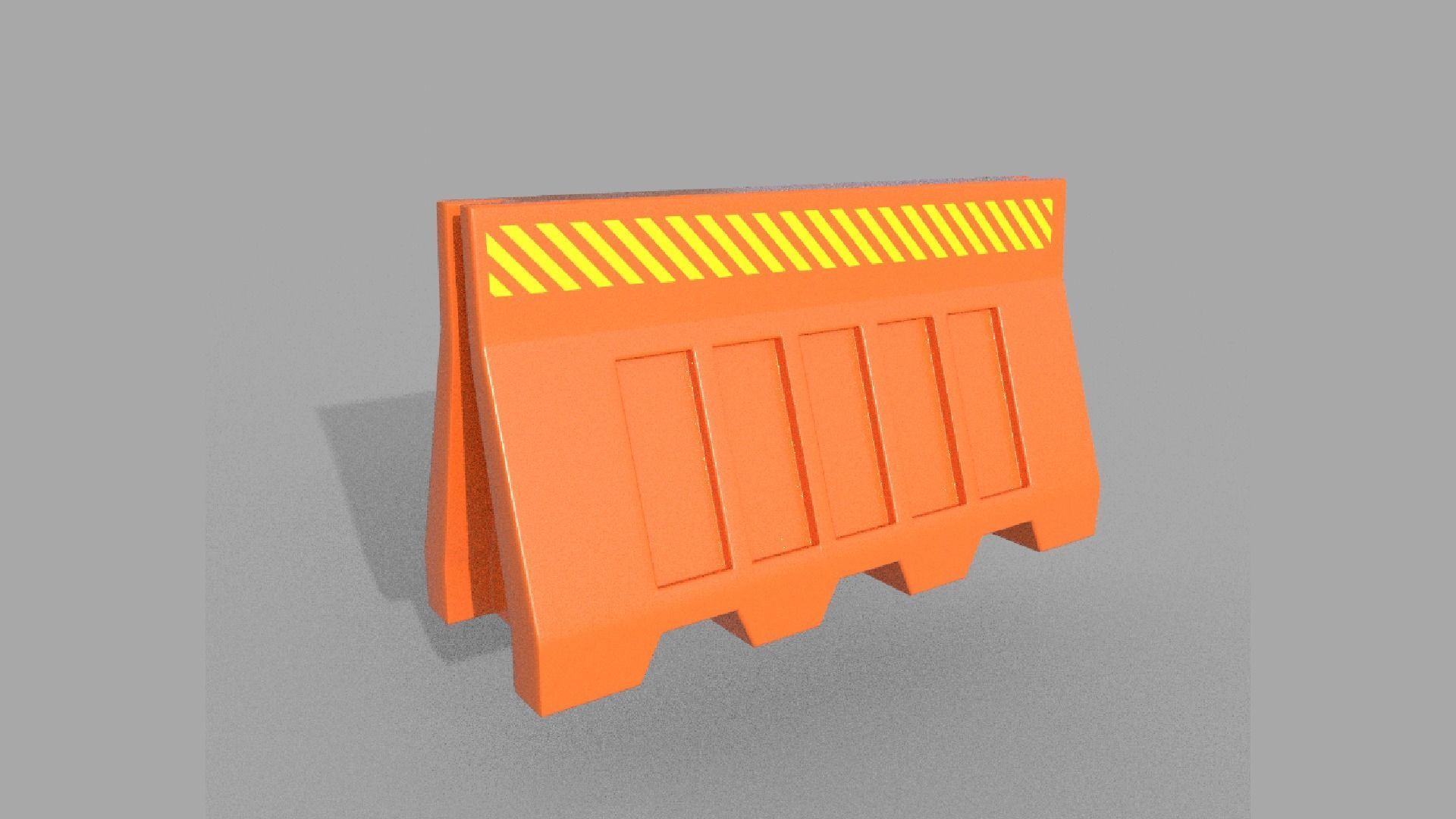 Barrier 3D model | CGTrader