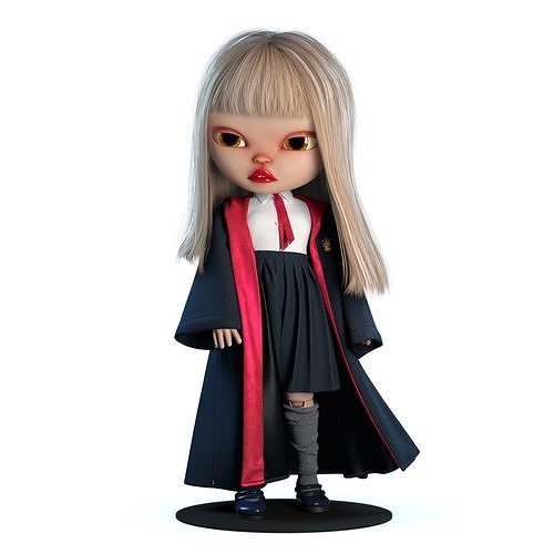 Olivia Wizard Doll 3D model | CGTrader