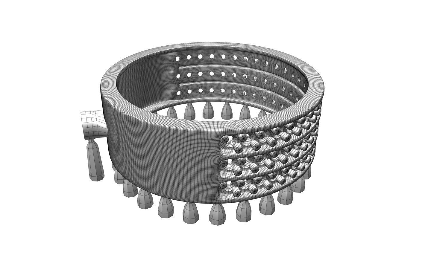 Fully printable ring model 004 3D model 3D printable | CGTrader