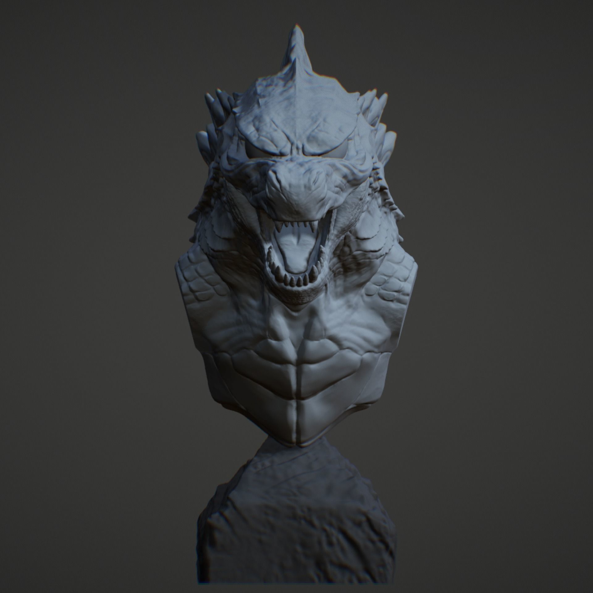 Godzilla based on 2014 free 3D model 3D printable | CGTrader