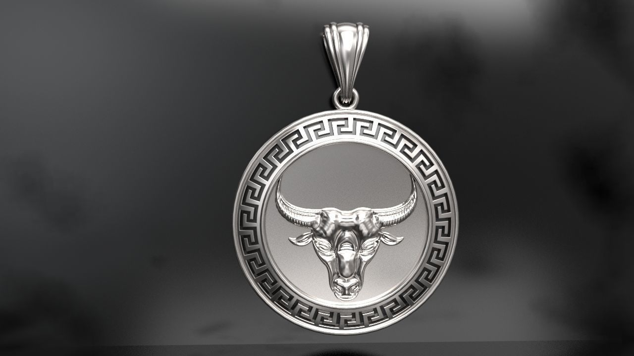 Jewellery Horoscope Signes Zodiac Pack Versace Pattern 3D model 3D ...