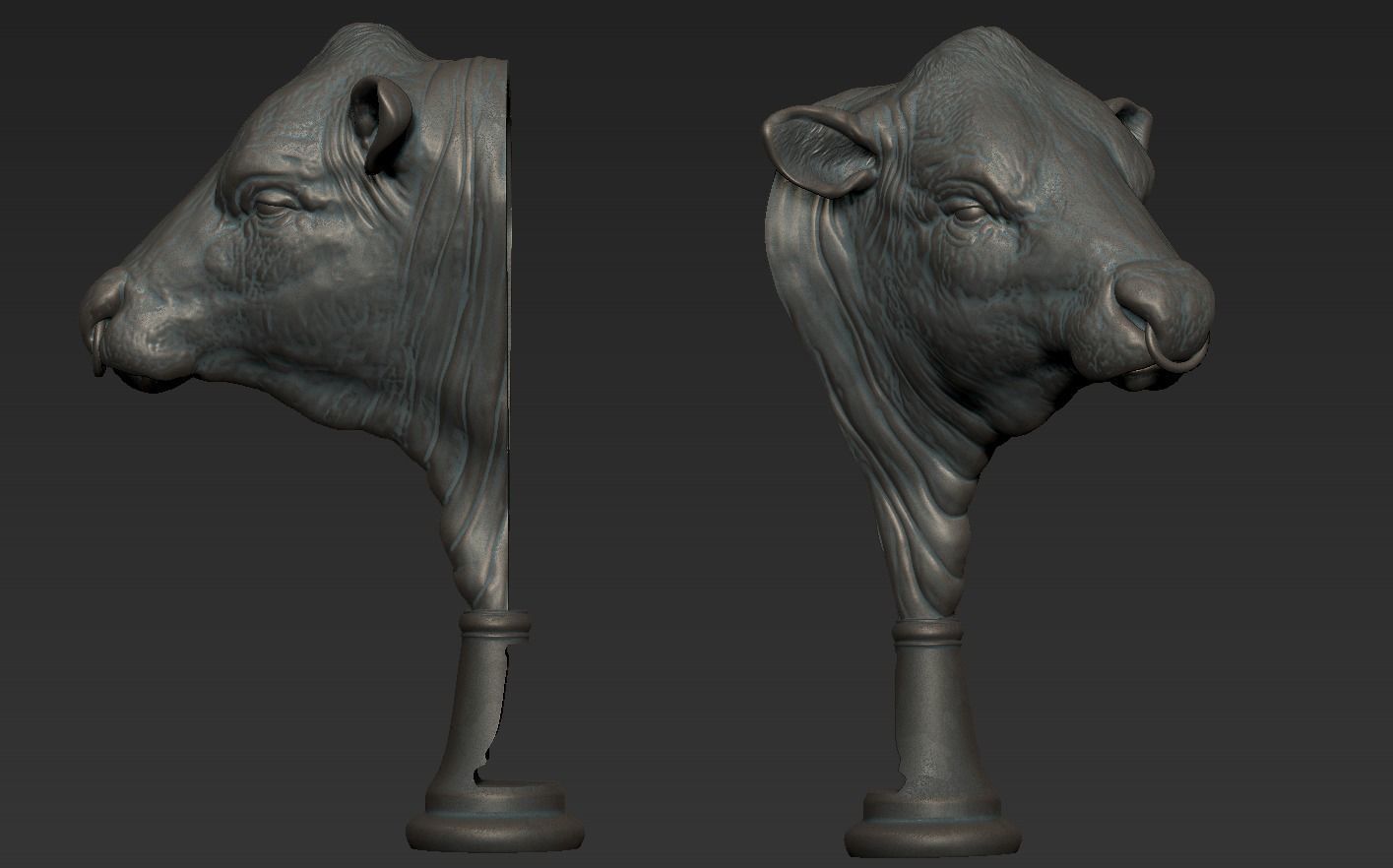Angus Bull 3D model 3D printable | CGTrader