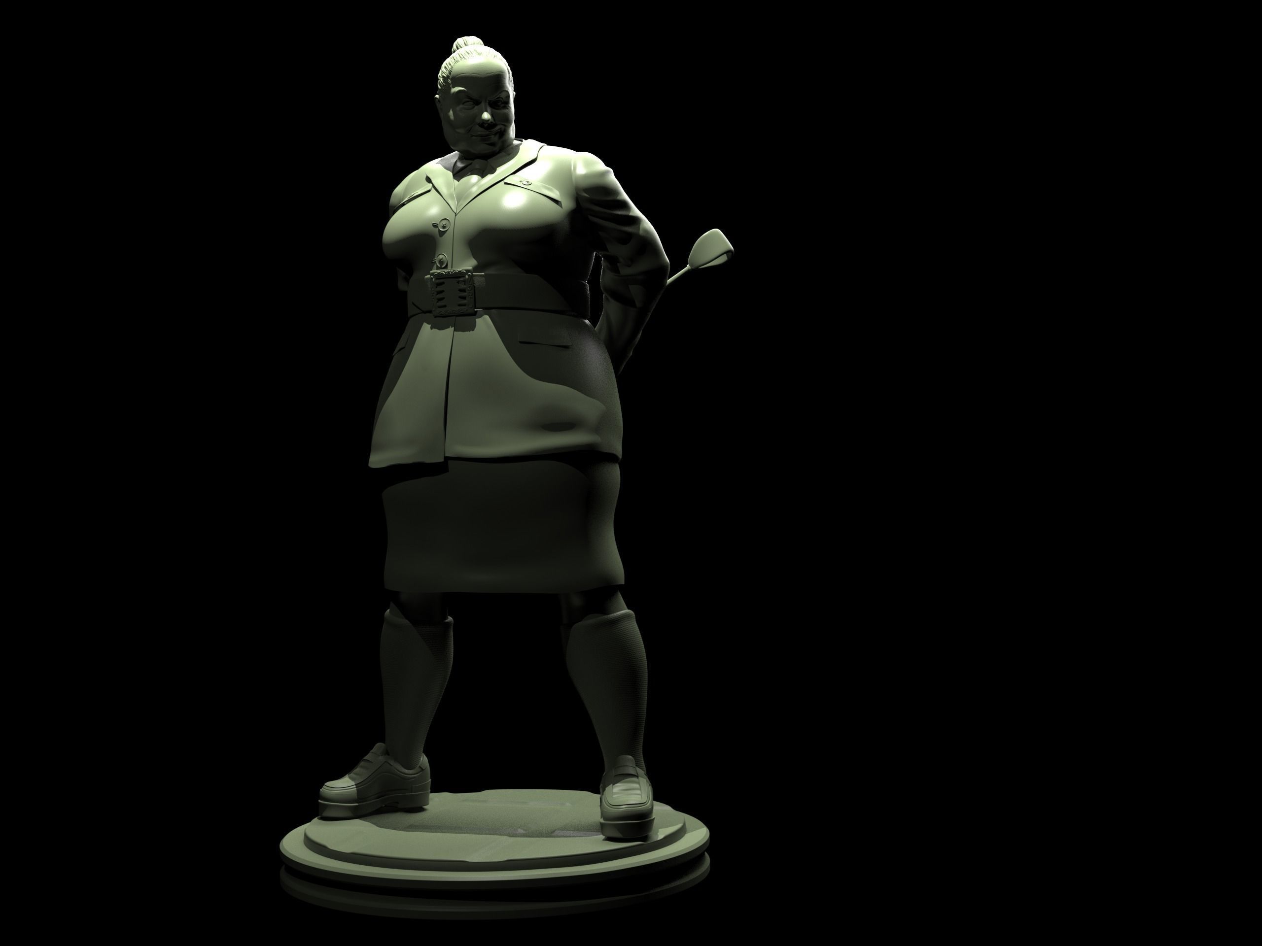 Trunchbull Tronchatoro from movie Matilda for 3d print 3D model 3D ...