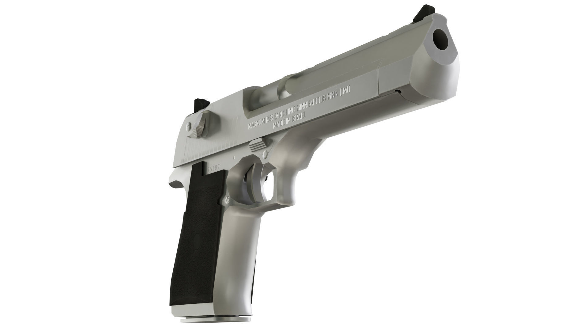 3D model Desert Eagle Mark VII 50AE Game Ready VR / AR / low-poly ...