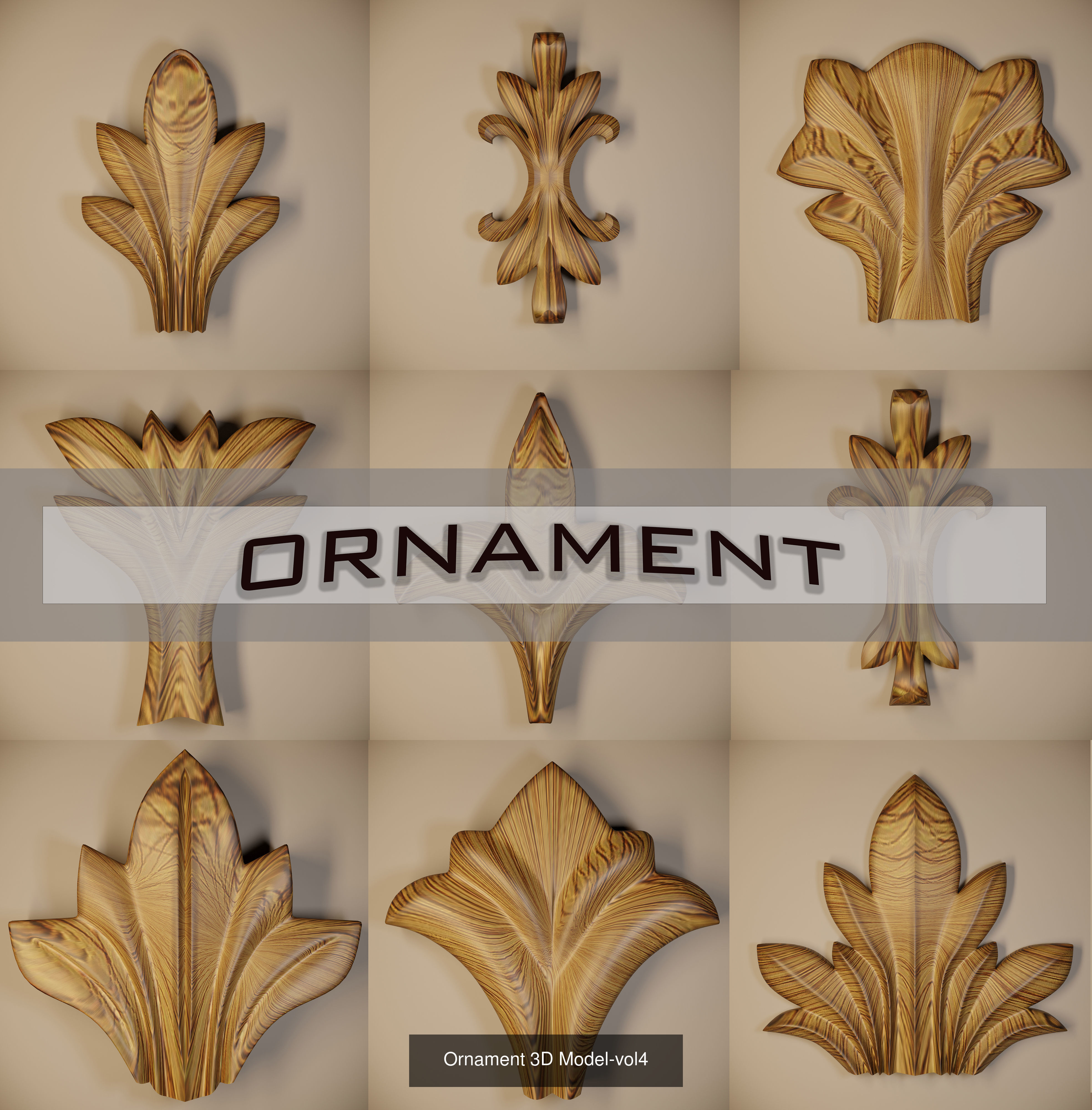Ornament 3D Model-vol8 3D Model Collection | CGTrader