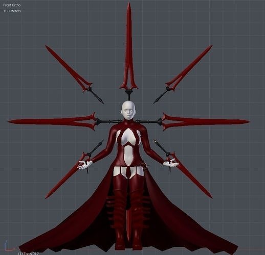 3D model Mistress Pain VR / AR / low-poly | CGTrader