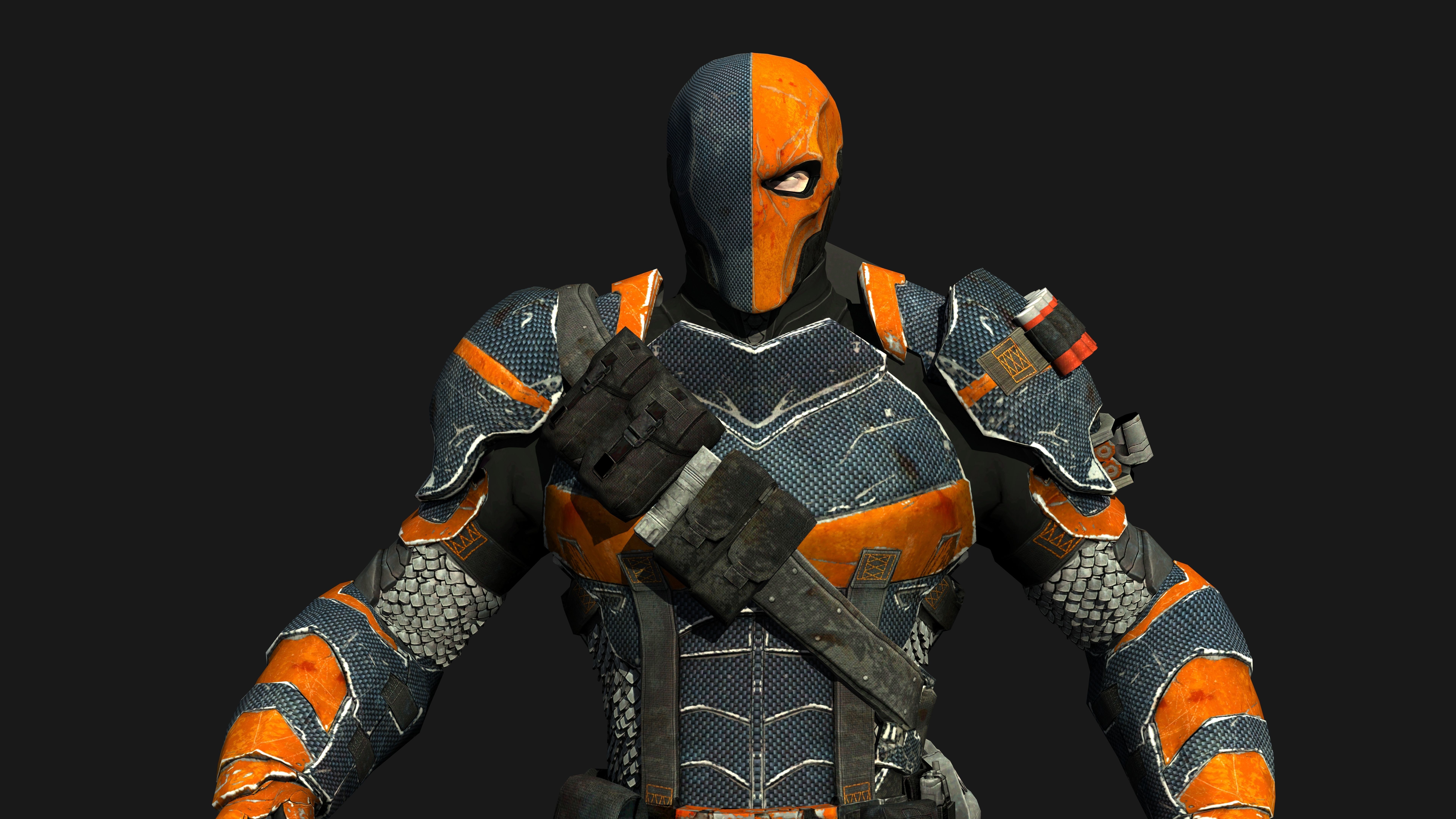 3D model Deathstroke RIGGED FOR GAMES ENGINE Unreal engine Unity VR ...