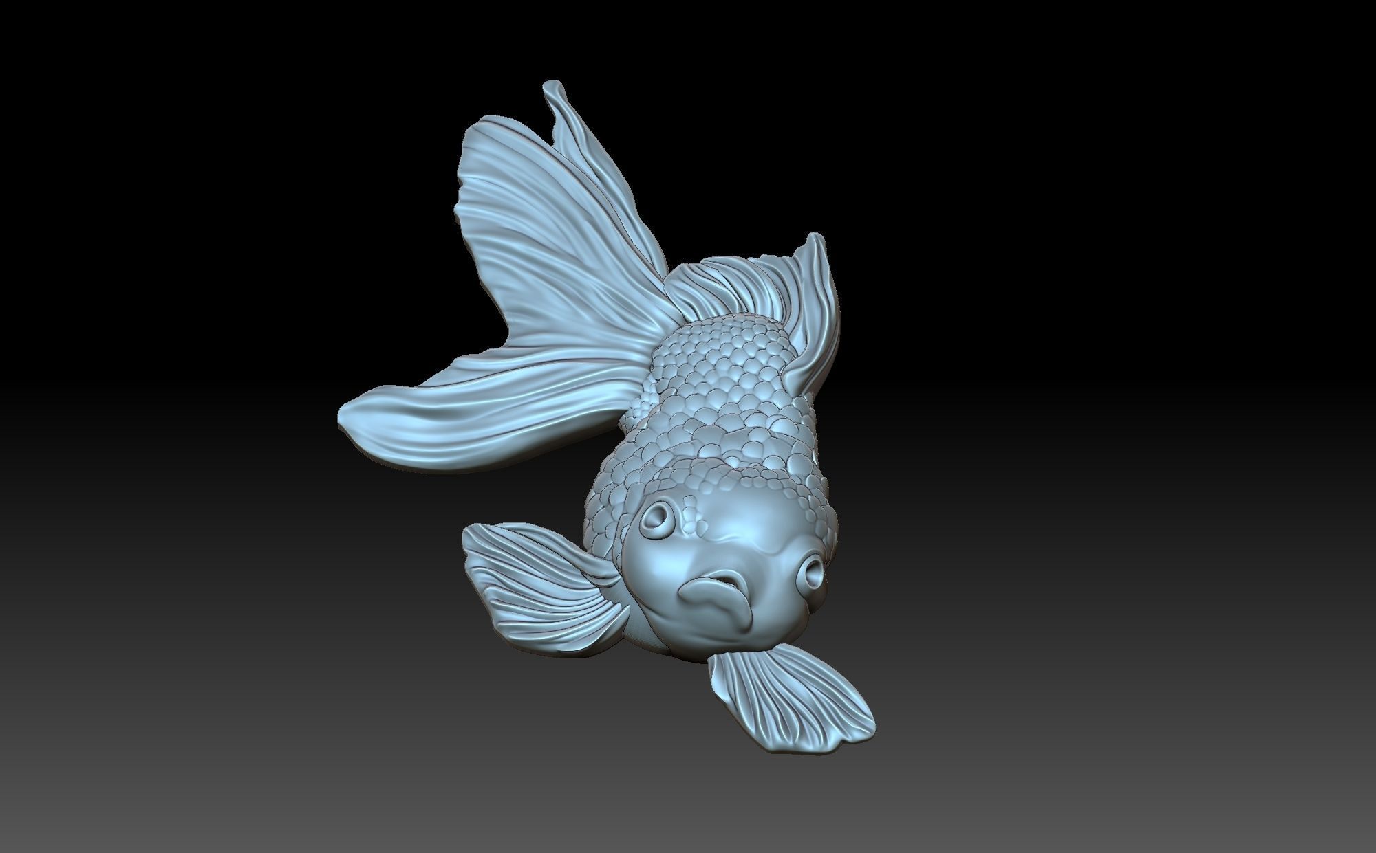 Goldfish 3D model 3D printable | CGTrader