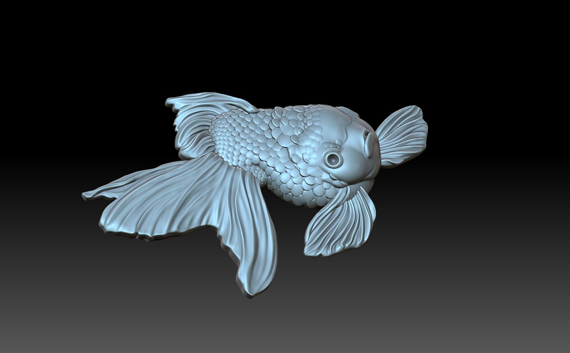 Goldfish 3D model 3D printable | CGTrader
