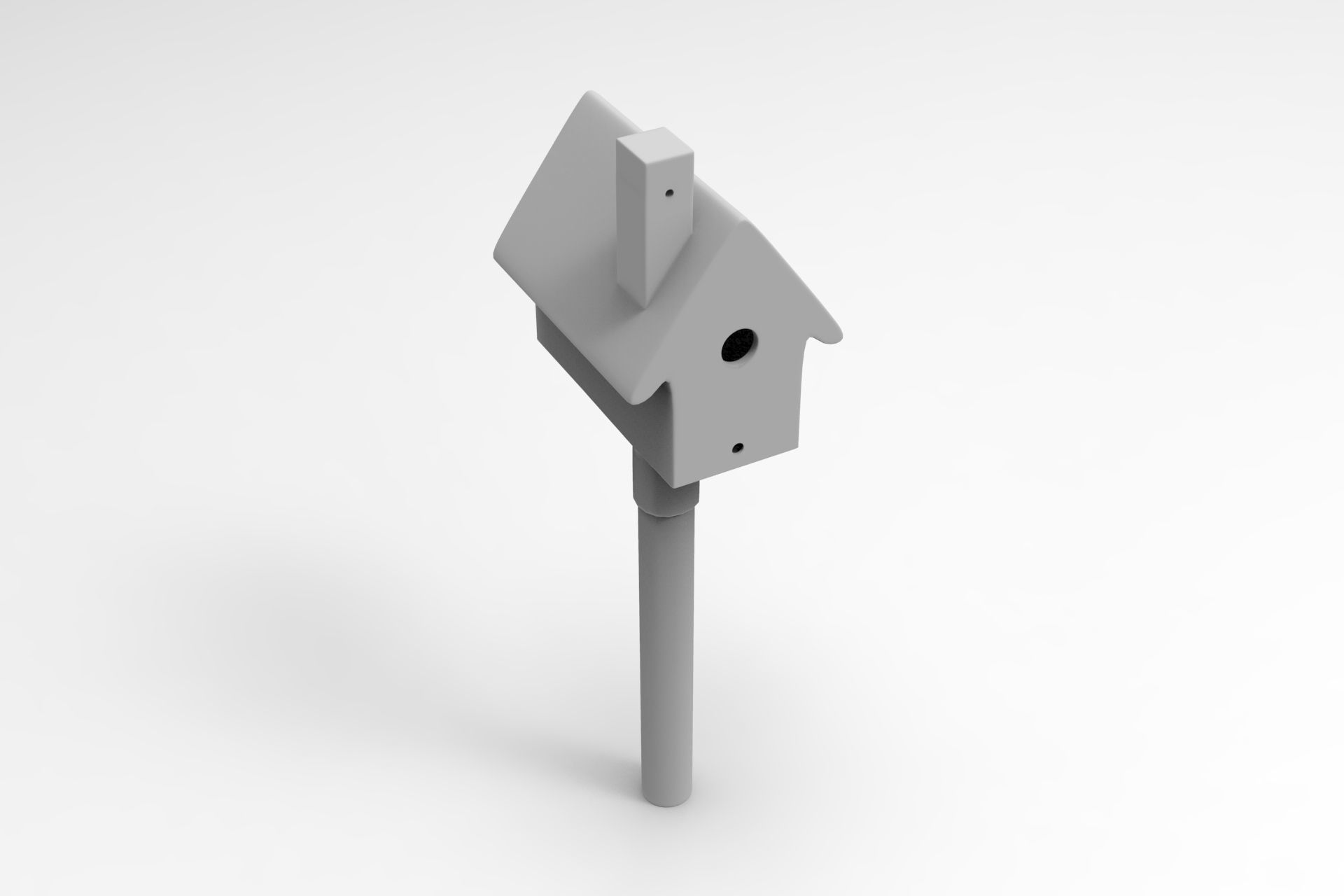 3D model Picto Bird House VR / AR / low-poly | CGTrader