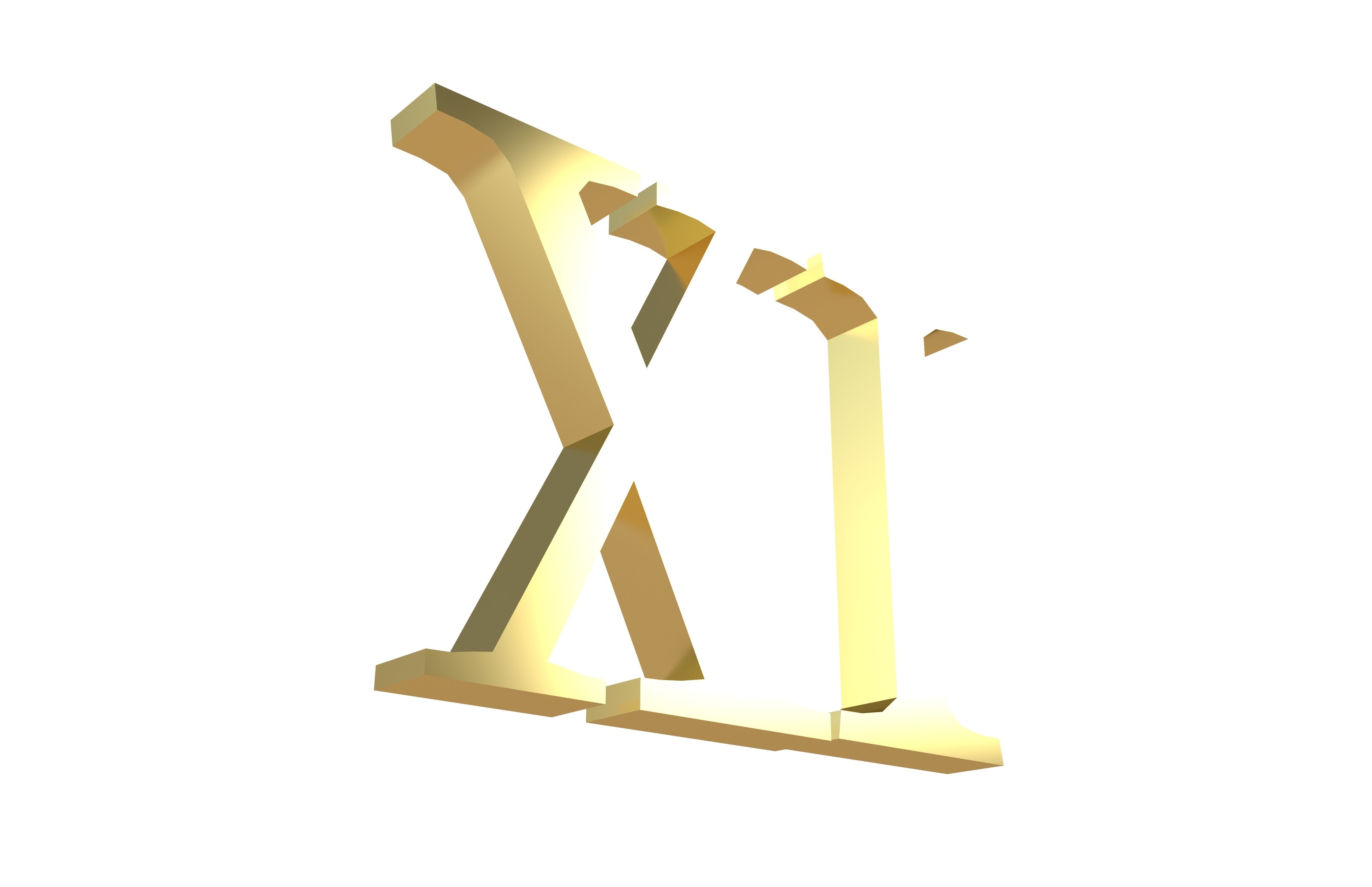 3D model Roman Numerals 11 v1 002 VR / AR / low-poly | CGTrader