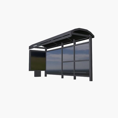 3D model Bus Station VR / AR / low-poly | CGTrader