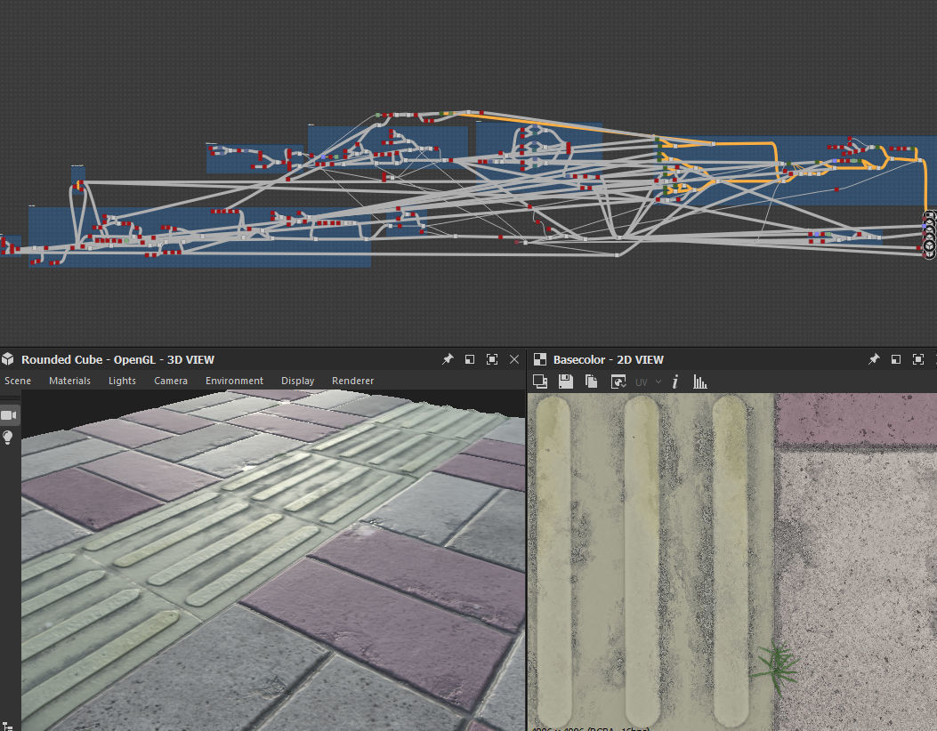 Texture footpath broken Indian VR / AR / low-poly | CGTrader