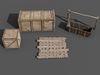 3D Model Collection WESTERN CITY KITBASH VR / AR / low-poly | CGTrader