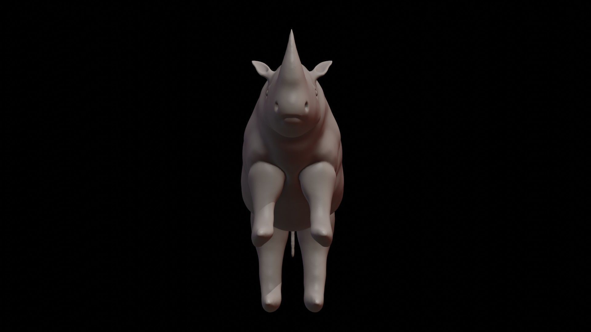 Rhino Base Mesh 3D model | CGTrader