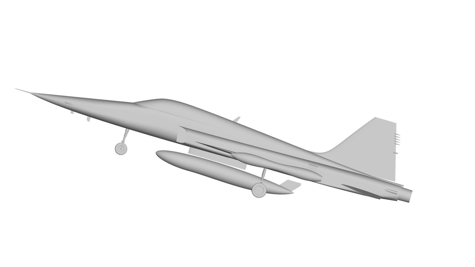 F-5E TIGER 3D model | CGTrader