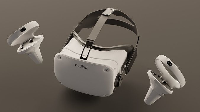 Occulus Quest 2 VR headset 3D model | CGTrader