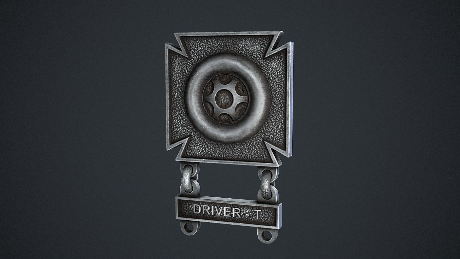 3D model Driver Mechanic Badge VR / AR / low-poly | CGTrader
