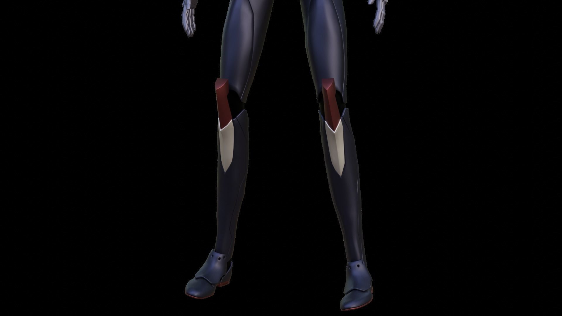 3D model Rigged EVA 03 Unit Neon Genesis Evangelion VR / AR / low-poly ...
