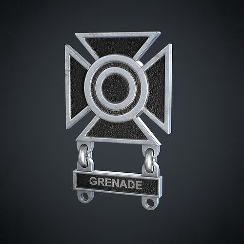 3D model Marksmanship Sharpshooter Badge VR / AR / low-poly | CGTrader