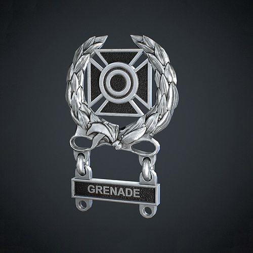 3D model Marksmanship Expert Badge VR / AR / low-poly | CGTrader