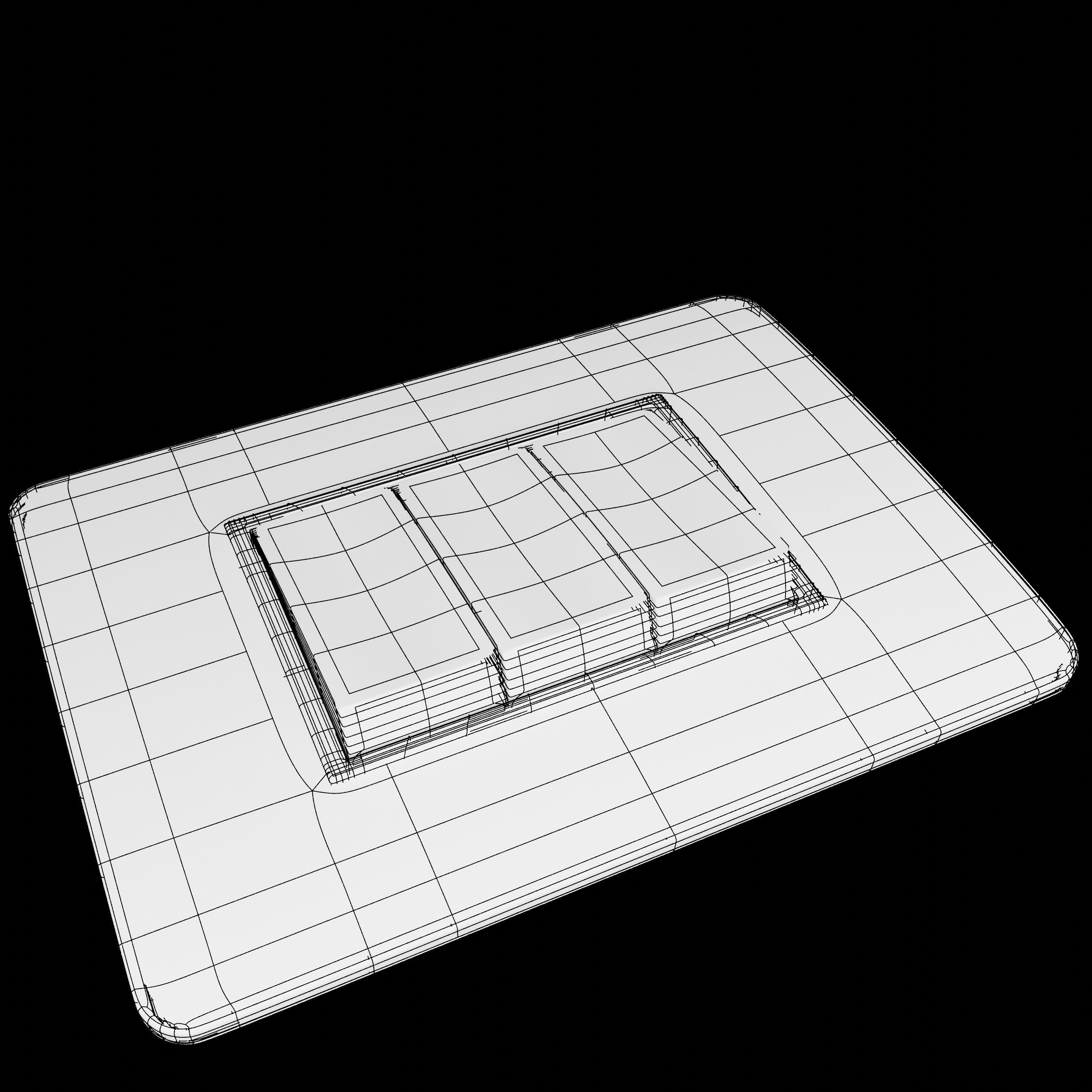 Curved Switch Board 3D model | CGTrader