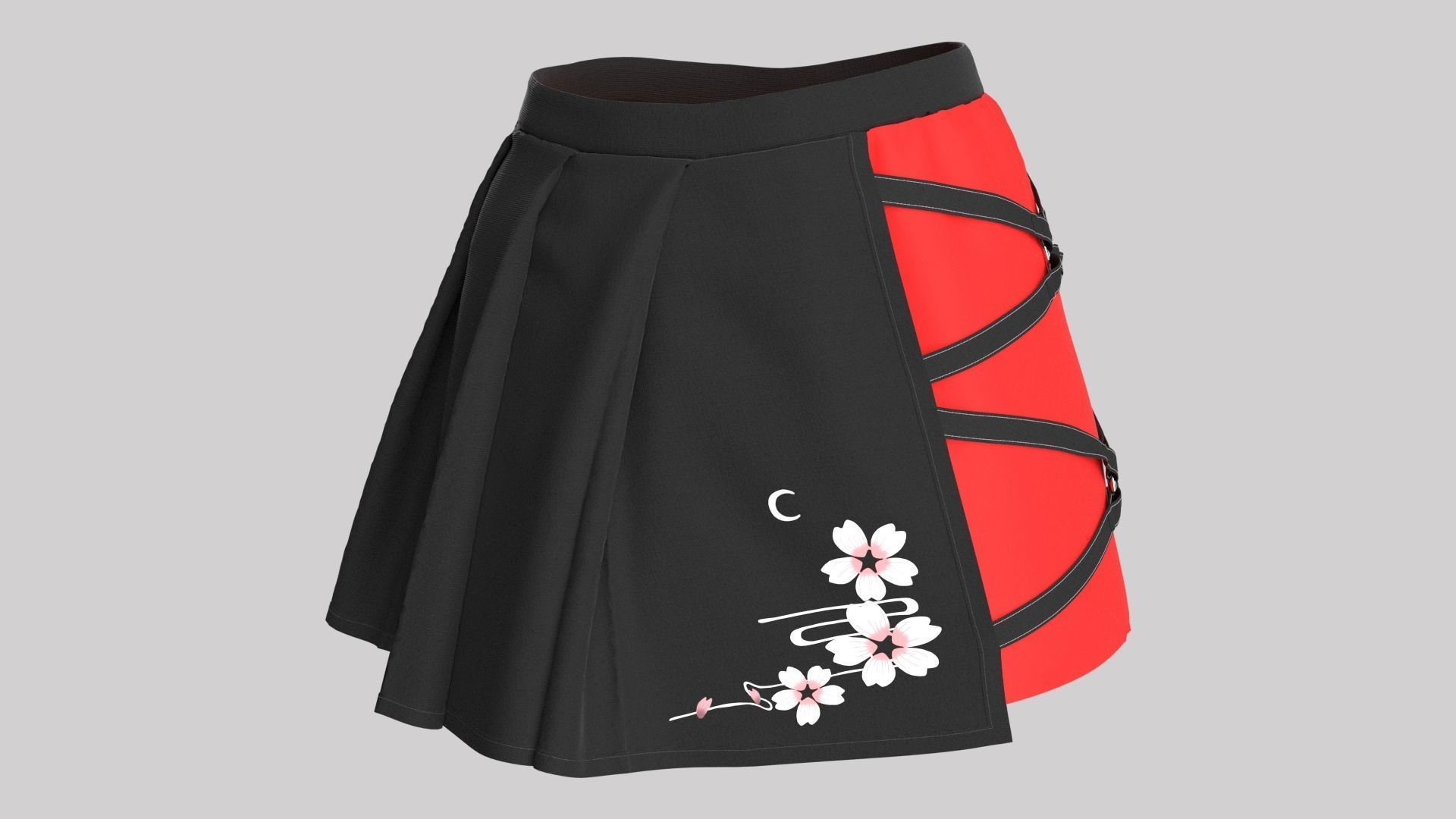 Female Japanese Outfit Marvelous Designer project 3D model | CGTrader