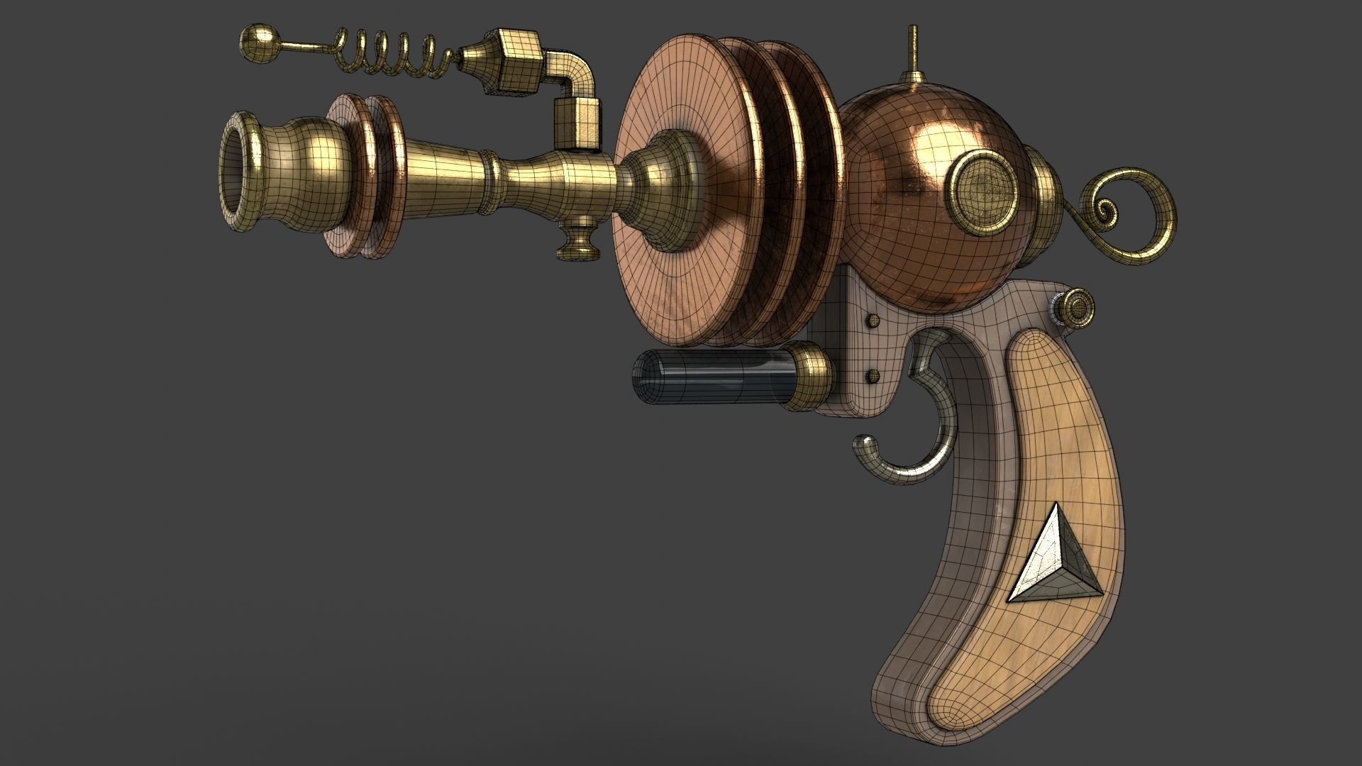 Fantasy Gun 15 3D model | CGTrader