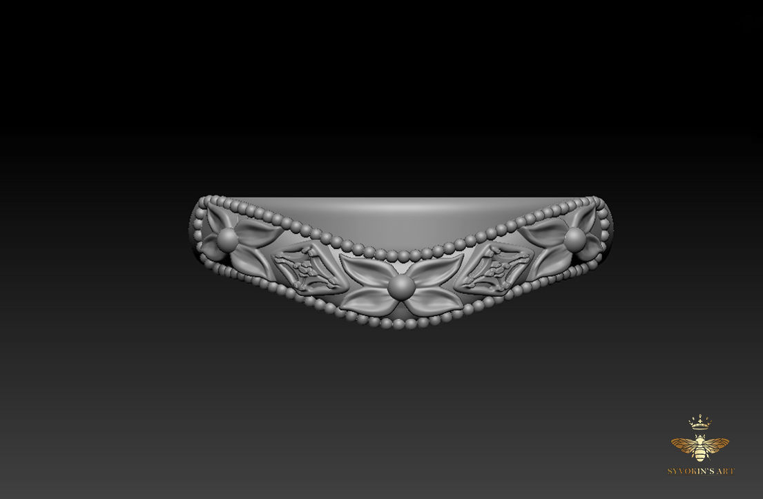 Engagement ring 3D model 3D printable | CGTrader