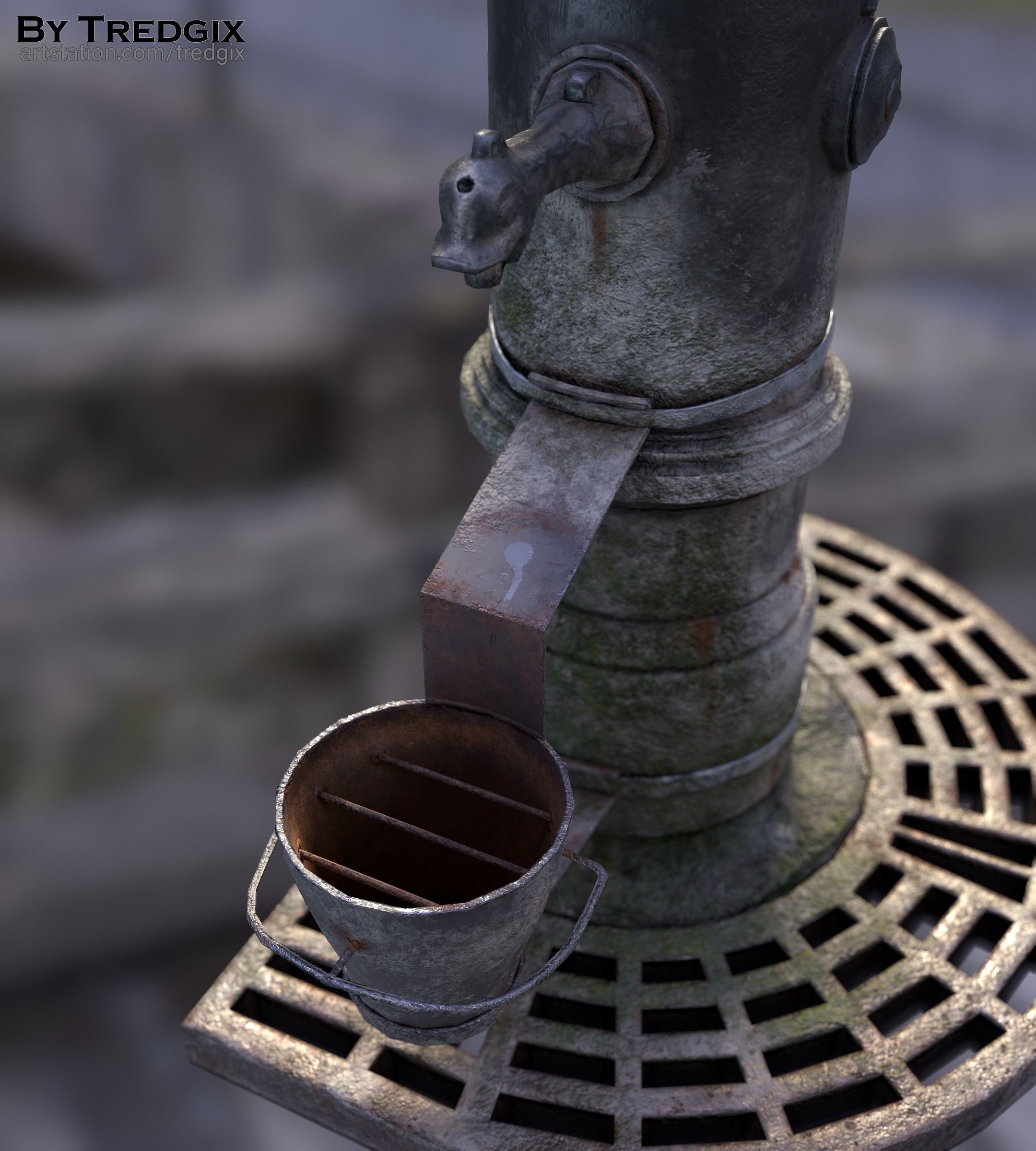 3D model Nasone or Fontanella VR / AR / low-poly | CGTrader