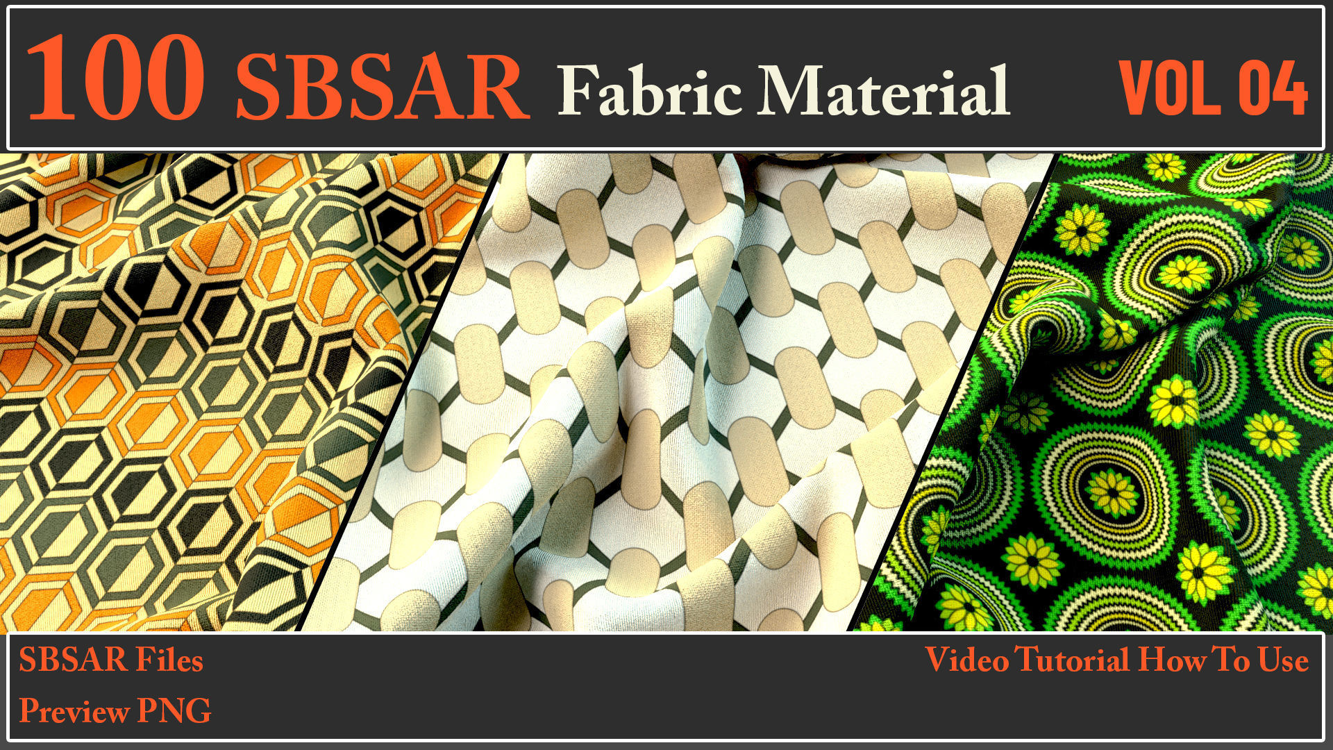 100 SBSAR Files Fabric Materials VOL 04 Texture | CGTrader