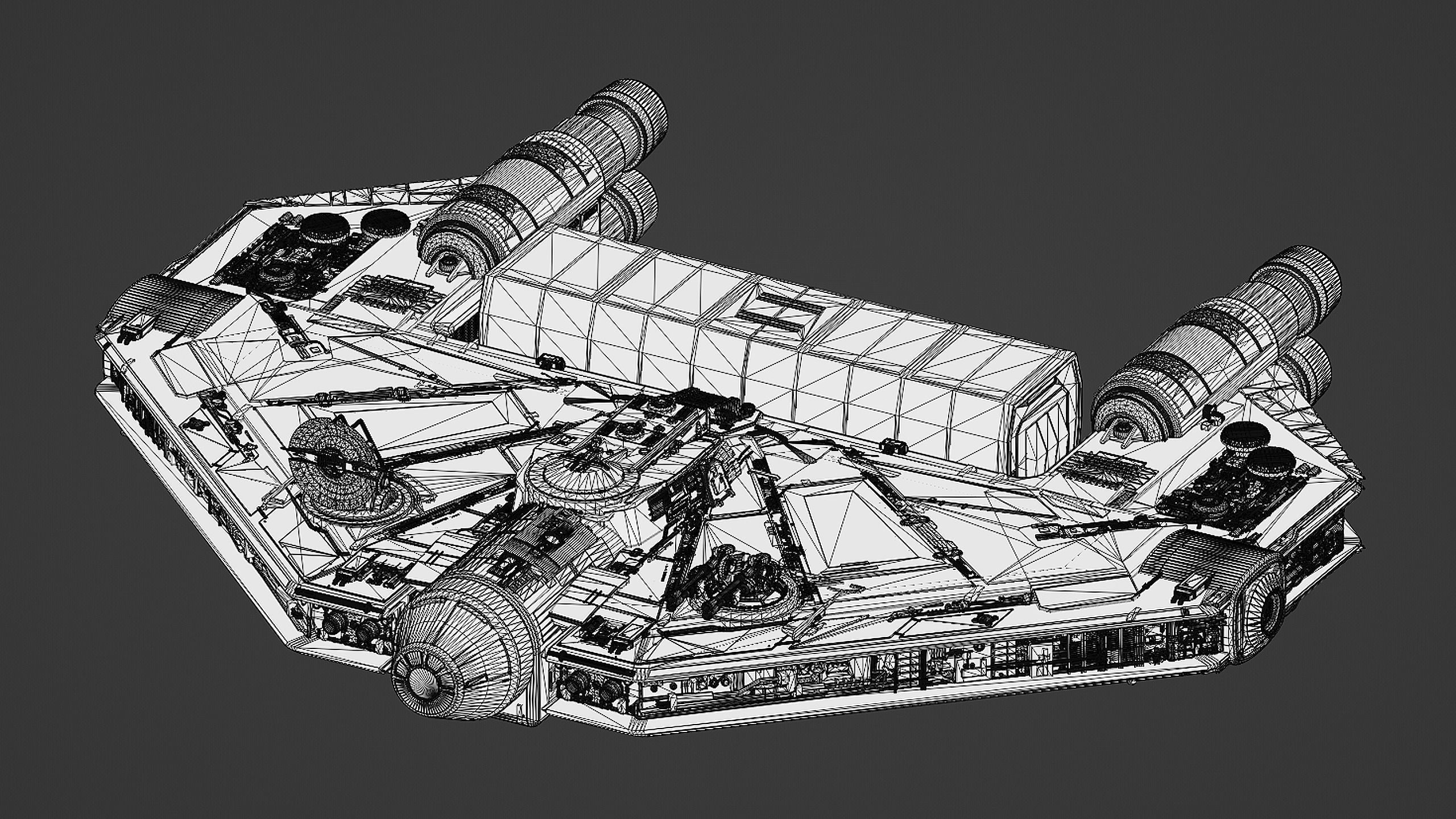 Yt 3100 Cargoweb Class Corellian Freighter Star Wars 3d Model Cgtrader