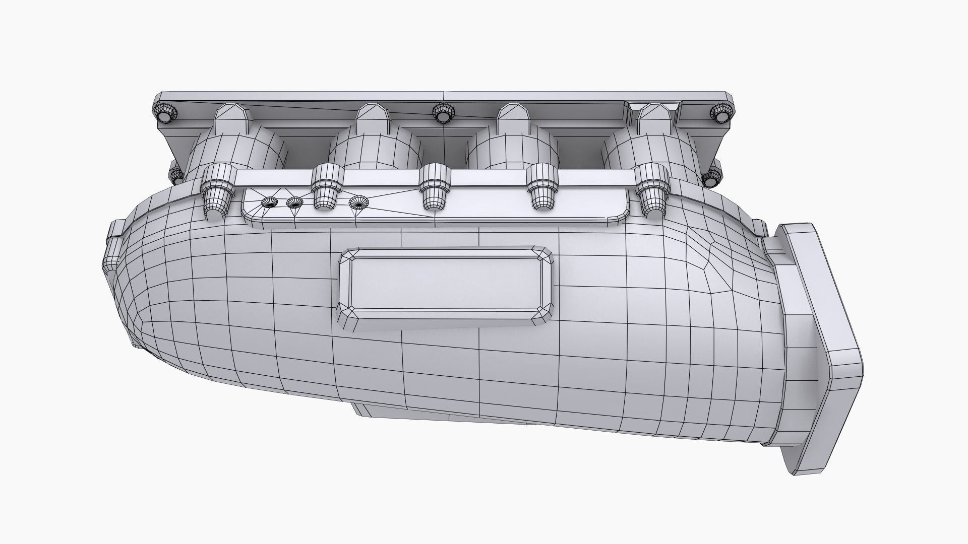 3D model Skunk2 K20A2 Ultra Race Intake Manifold VR / AR / low-poly ...