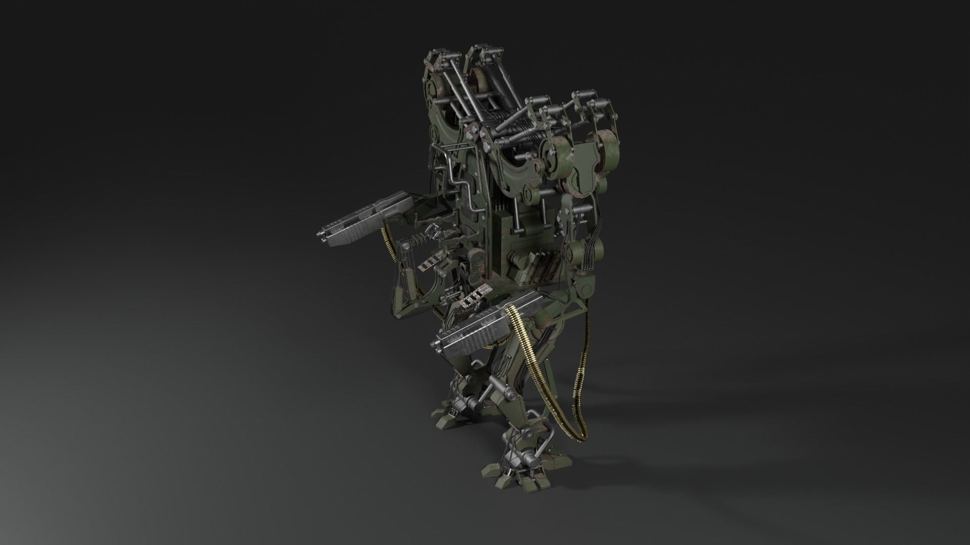 3D model Robot Sci-Fi Machine APU Matrix VR / AR / low-poly | CGTrader