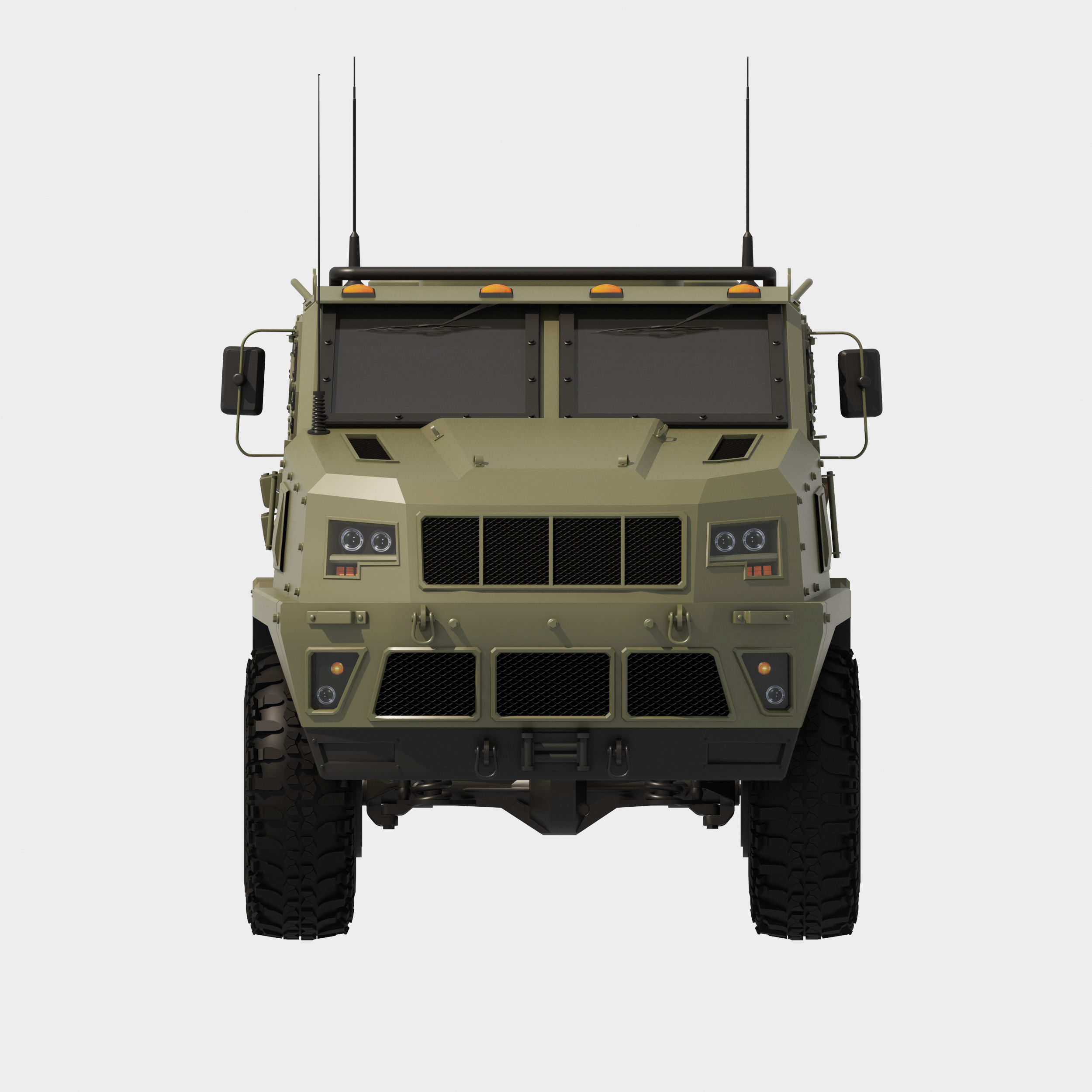 Armored military vehicle 3D model | CGTrader