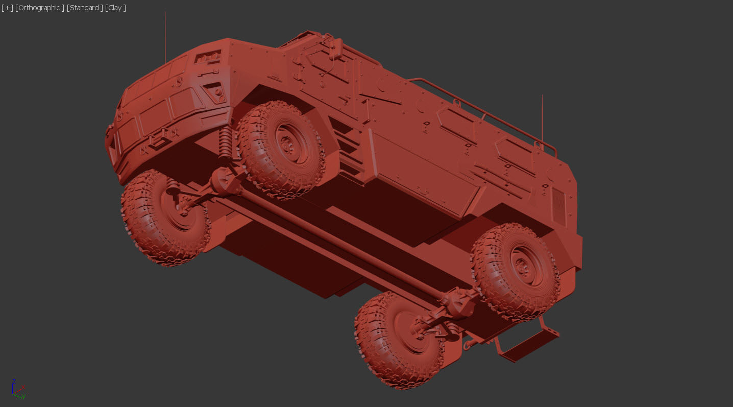 Armored military vehicle 3D model | CGTrader