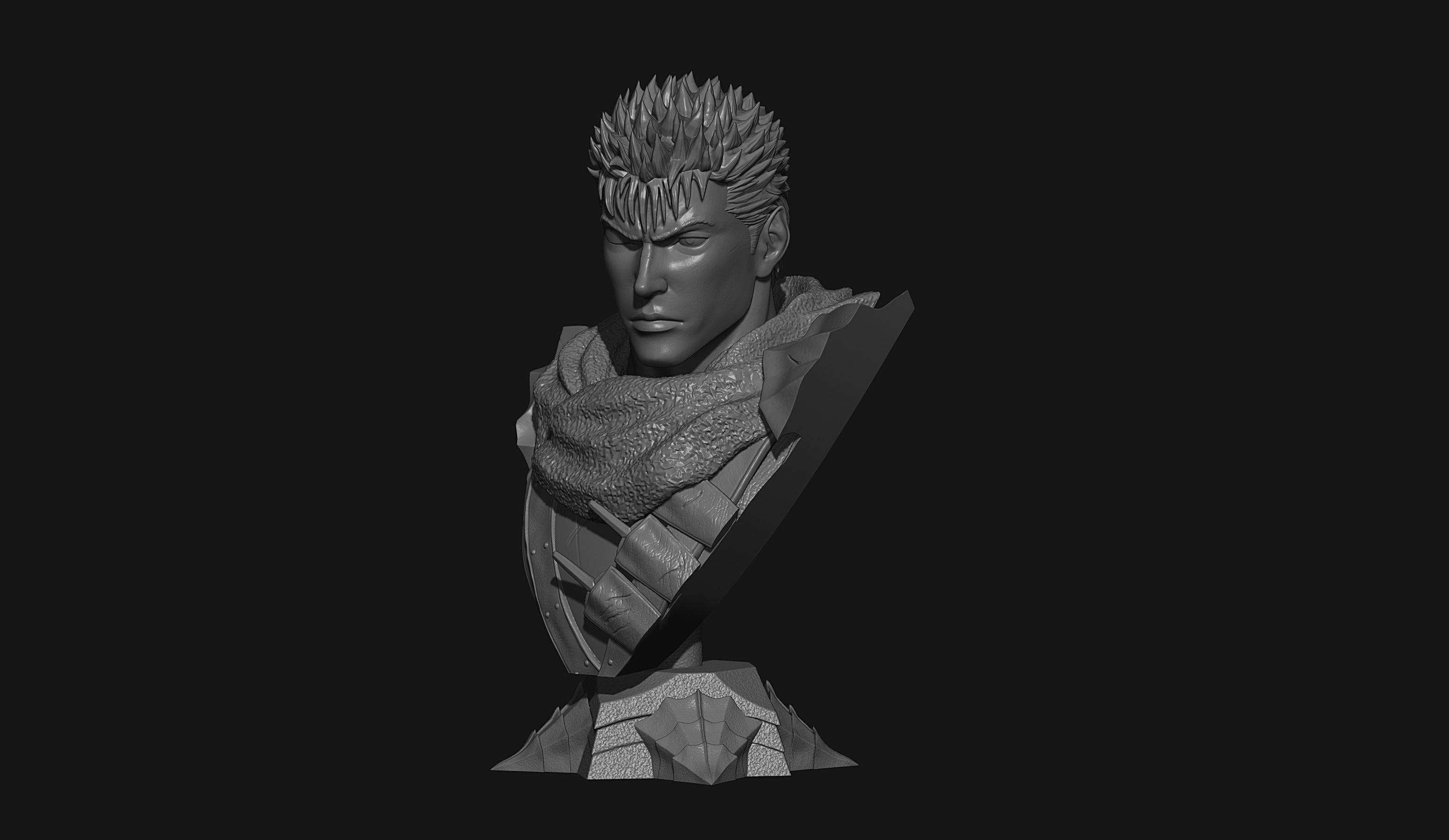 Guts - Berserk 3D model 3D printable | CGTrader