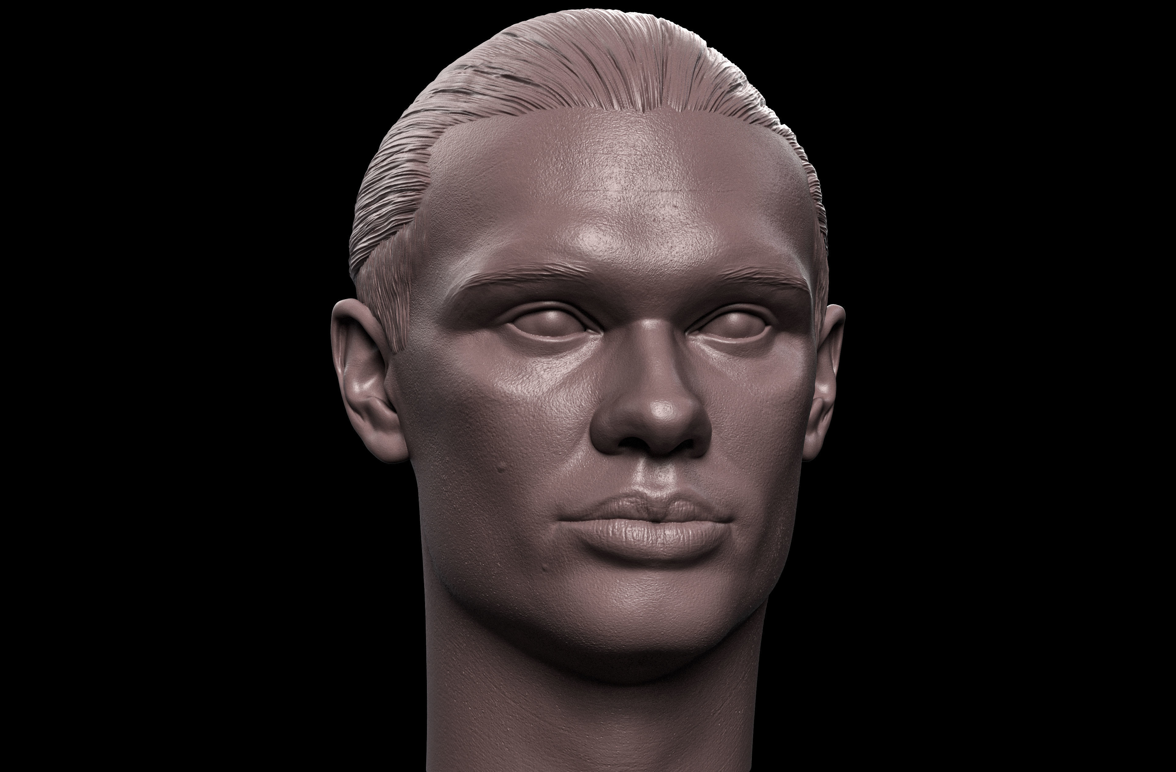 Erling Haaland Head 3D model 3D printable | CGTrader