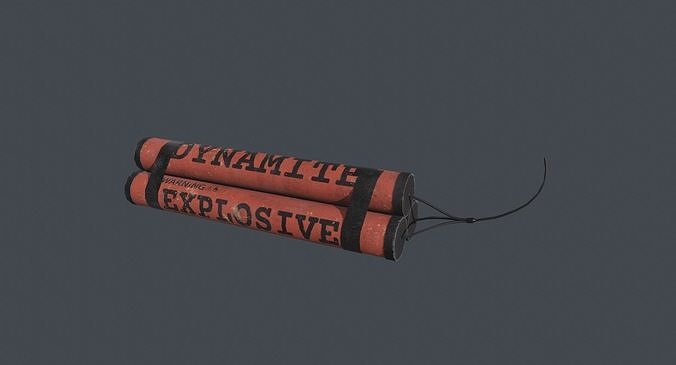 3D model Dynamite bomb VR / AR / low-poly | CGTrader
